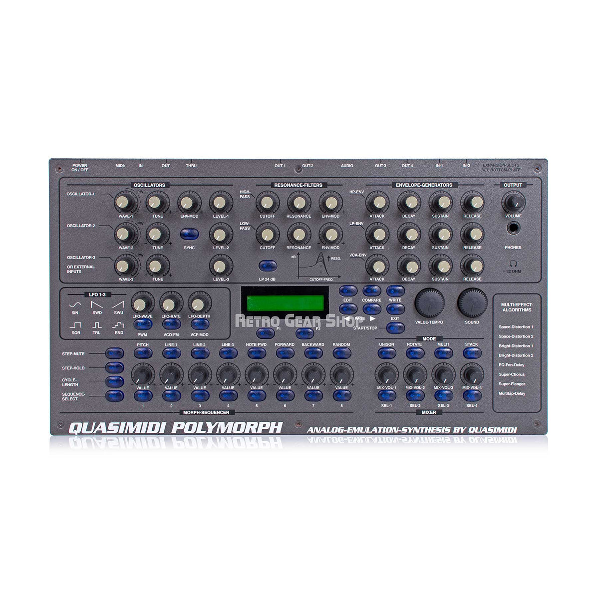 Quasimidi Polymorph Digital Synth Analog Emulation Vintage Rare – Retro Gear Shop