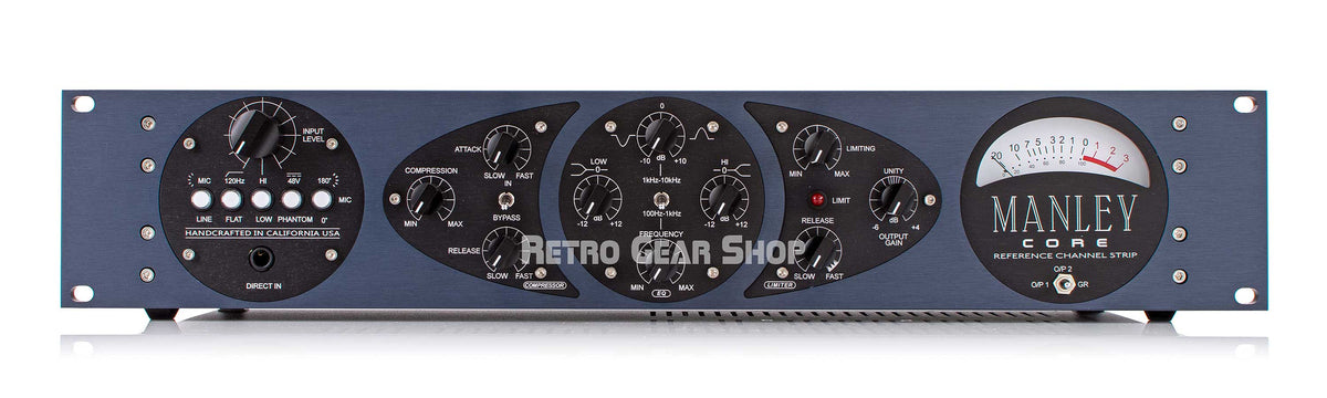 Manley Core Reference Channel Strip Mic Preamp Compressor EQ Limiter – Retro Gear Shop