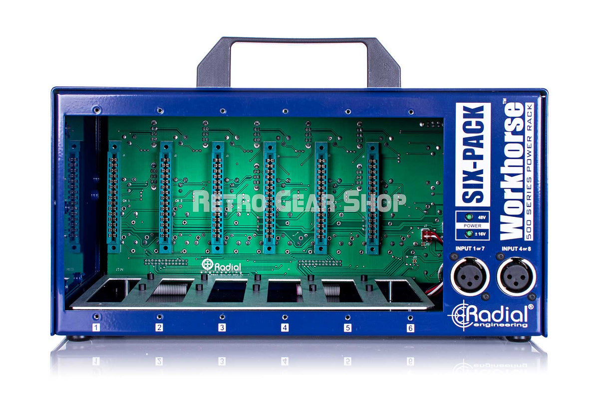 Radial Engineering Workhorse Six Pack 500 Series Rack – Retro Gear Shop