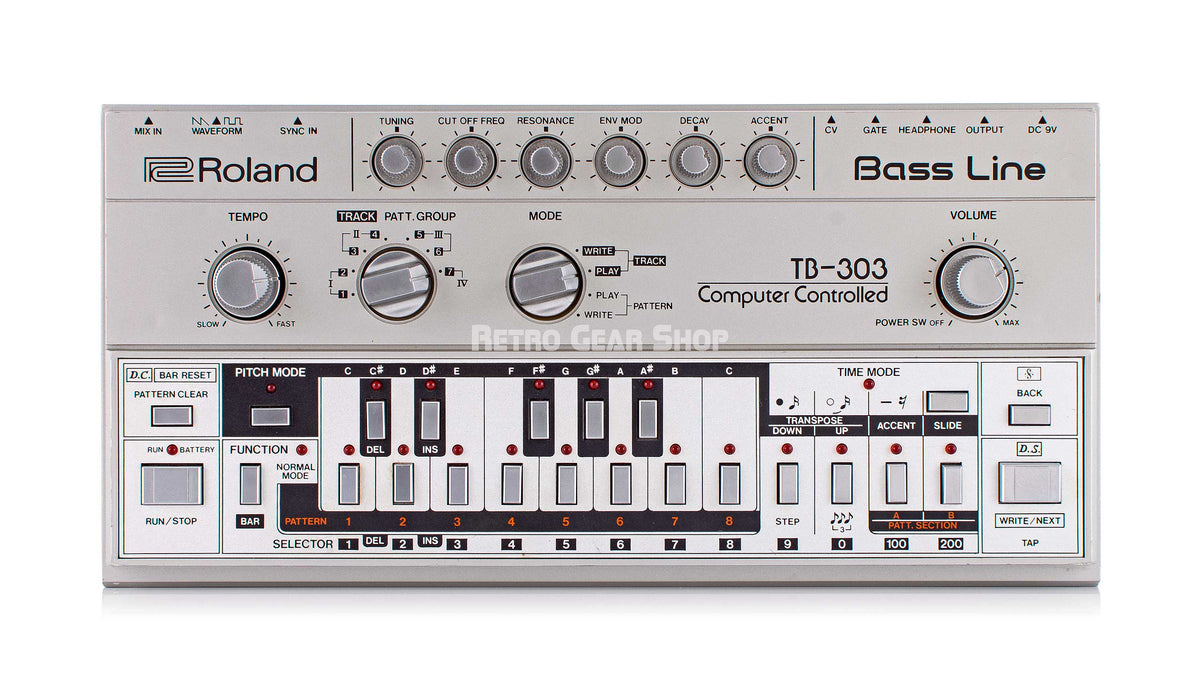 Roland TB 303 Bass Line Synthesizer Vintage Rare Analog Synth TB303 Roland TB 303 Bass Line Synthesizer Vintage Rare Analog Synth TB303
