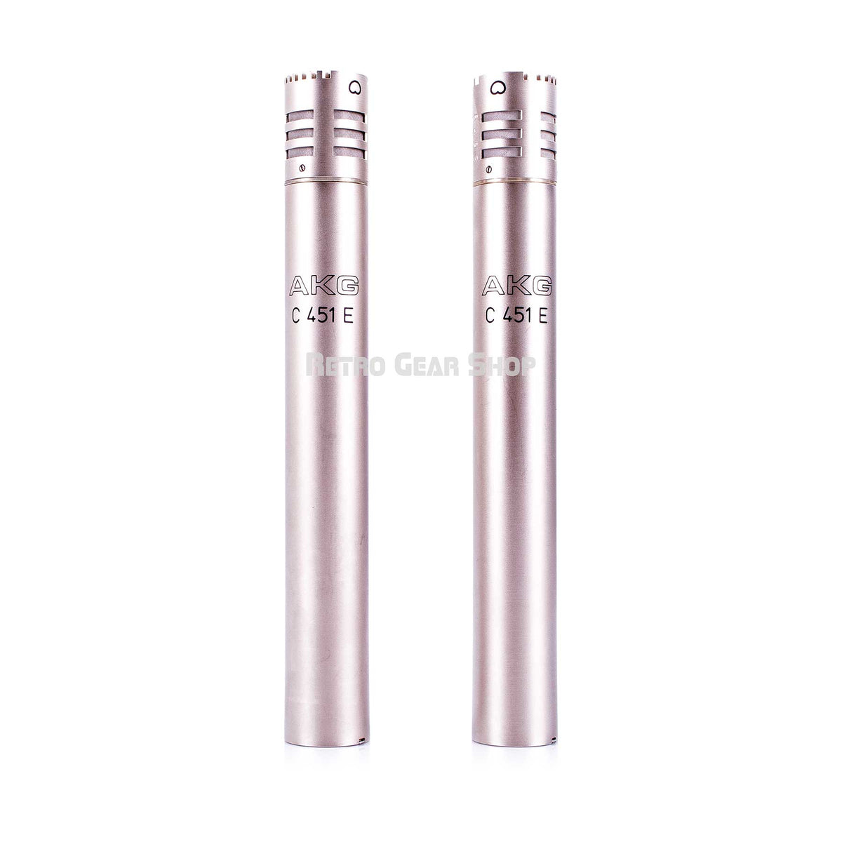 AKG C 451 E Mic Pair with CK1 Capsule Condenser Microphone Vintage ...