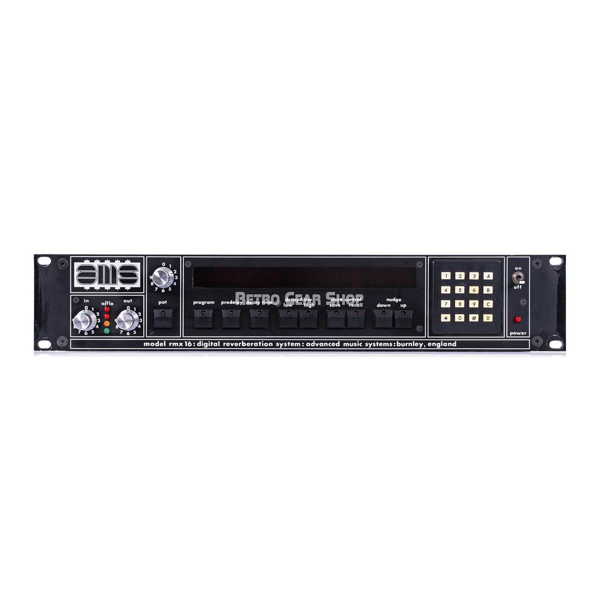 AMS RMX-16 Digital Reverberation System Vintage Reverb Rack Effect ...