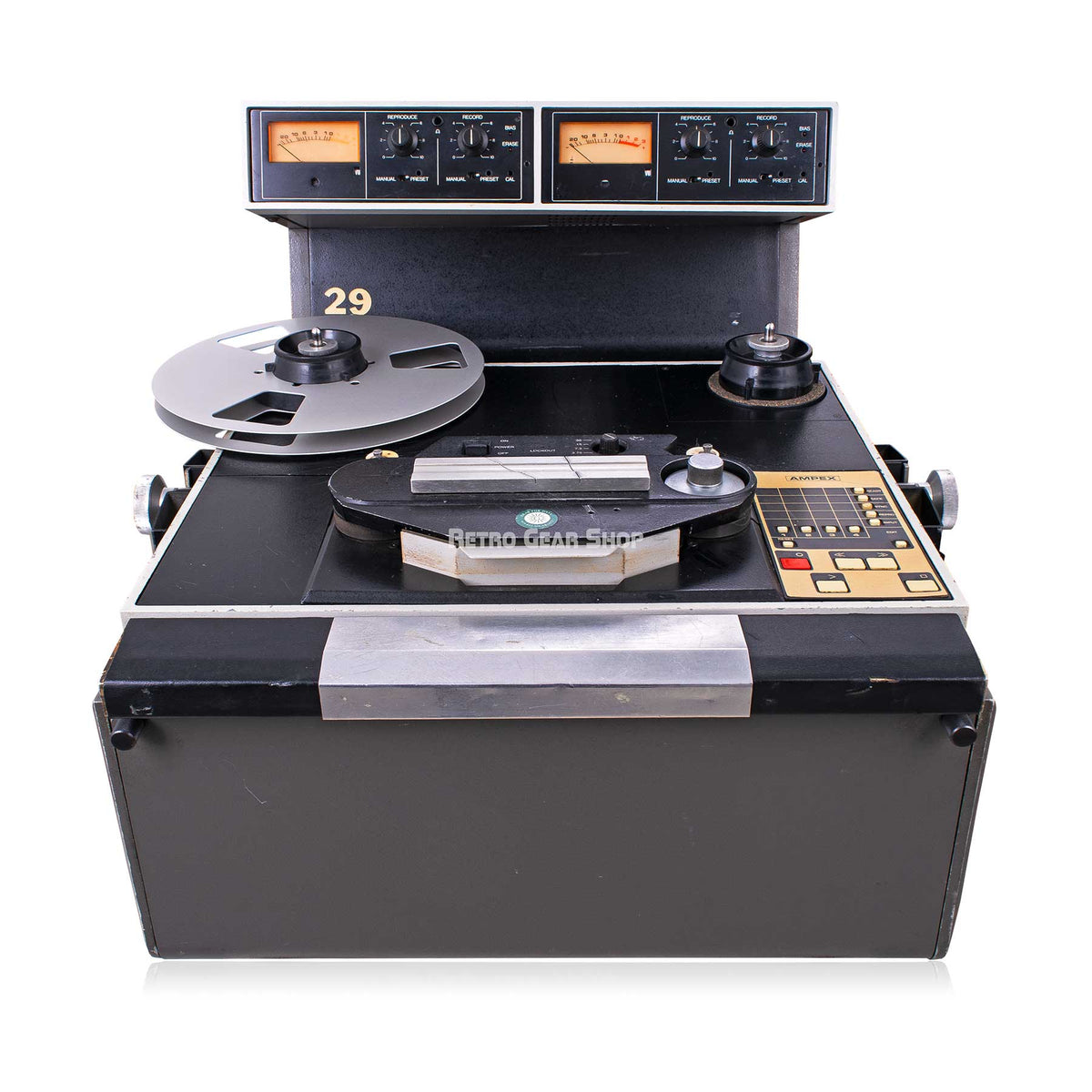 Ampex ATR-102 1/2" 2-Track Reel-to-Reel Vintage Mastering Tape Recorde ...