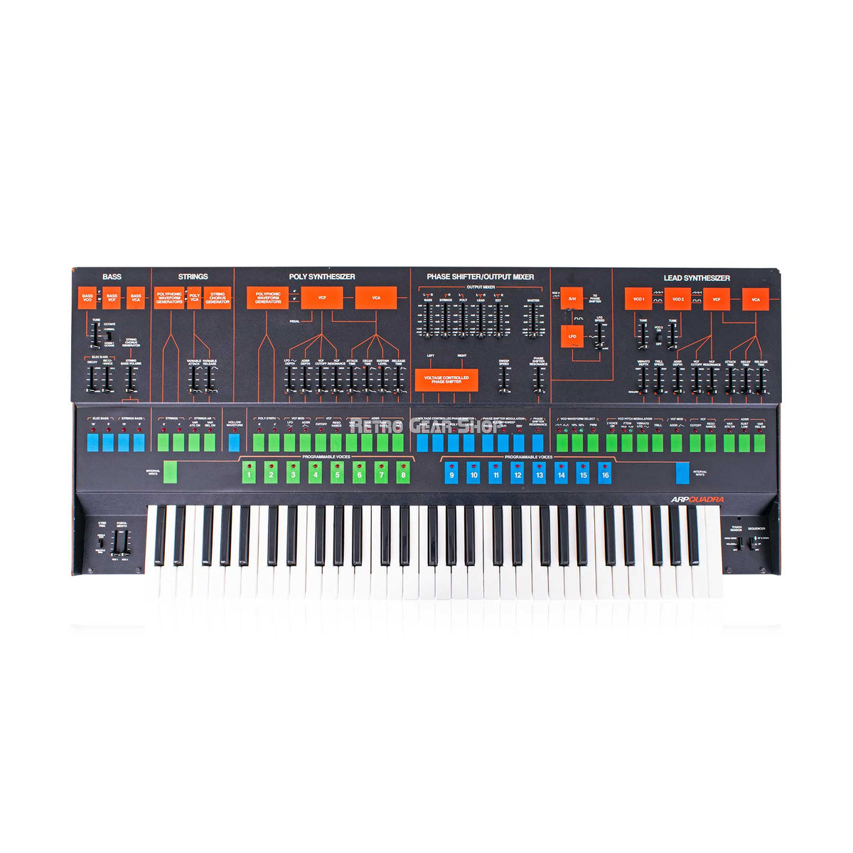 Arp Quadra Polyphonic Analog Synthesizer Vintage Rare Synth– Retro Gear ...