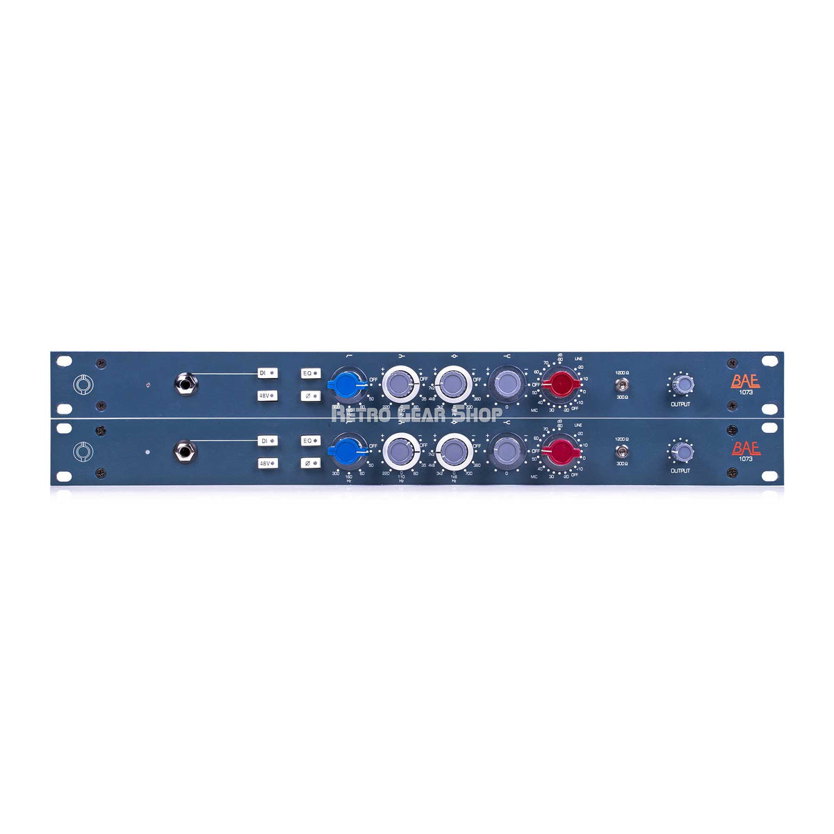 BAE 1073 Microphone Preamp / Equalizer 19" Rackmount Stereo Pair with ...