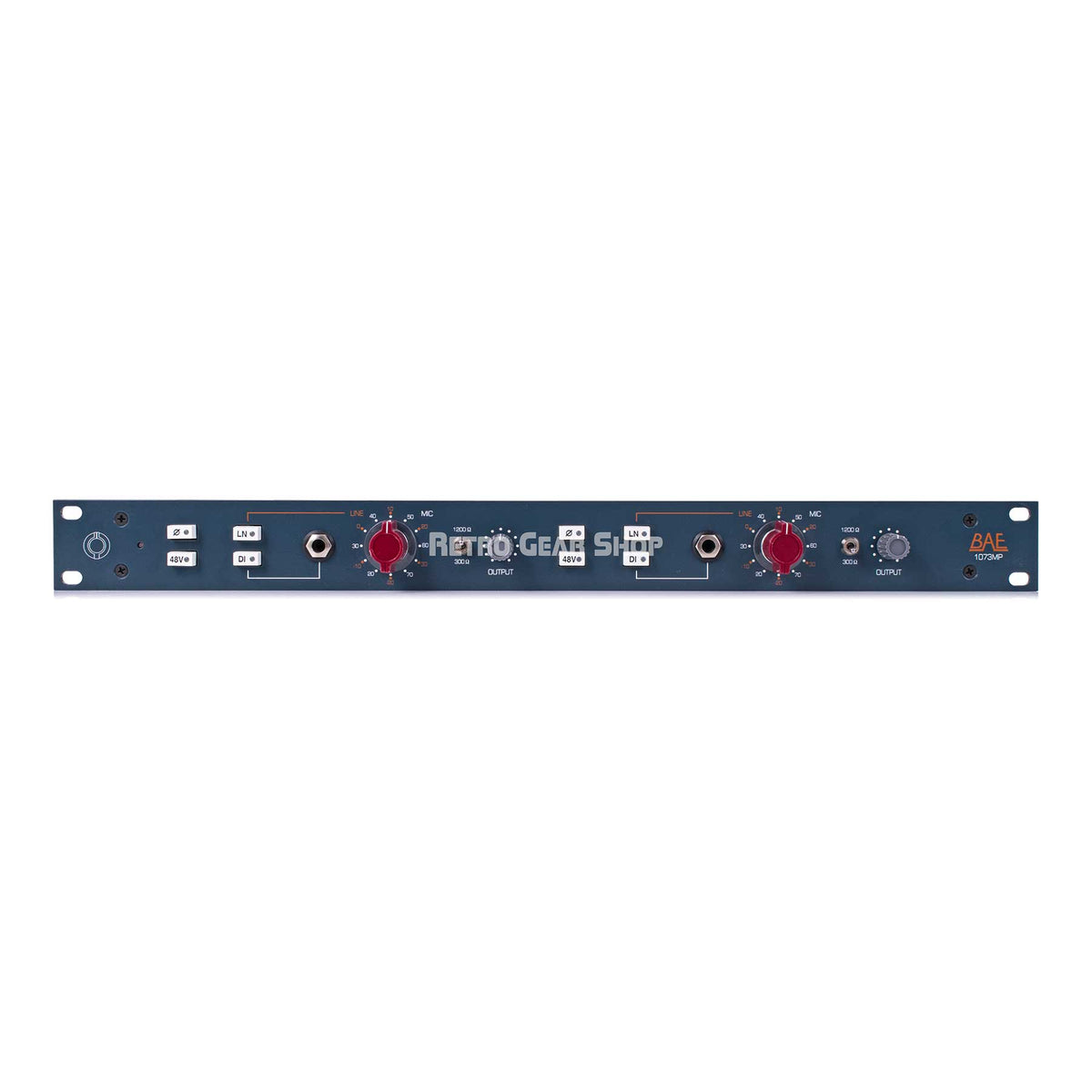 BAE 1073MP Dual-channel Rackmount Microphone Preamp with PSU– Retro ...