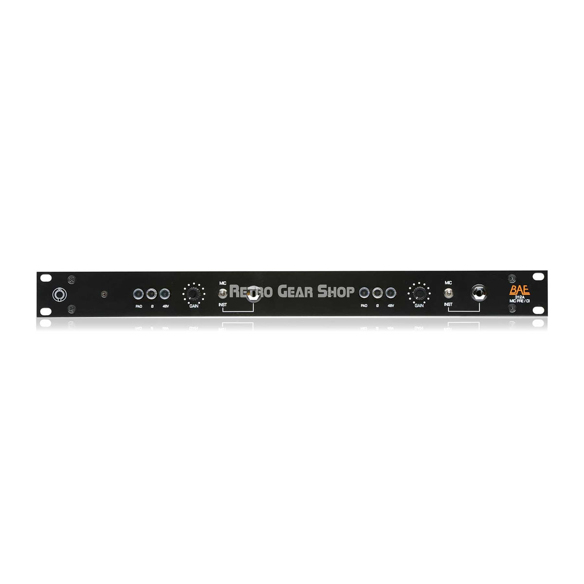 BAE 312A Dual Channel Microphone Preamp with PSU– Retro Gear Shop