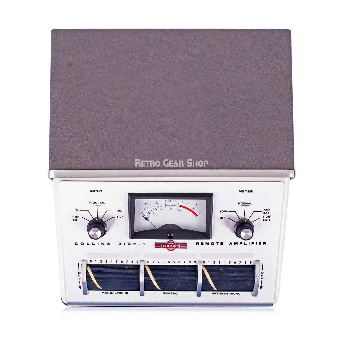 Collins 212H-1 Remote Amplifier Vintage Rare Portable 3 Channel Mixer ...