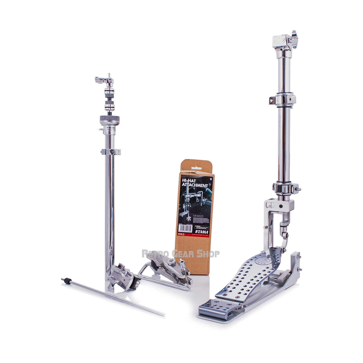 DW DWCPMDDHH2 MDD Machined Direct Drive Hi-hat Stand Polished 2-Leg ...
