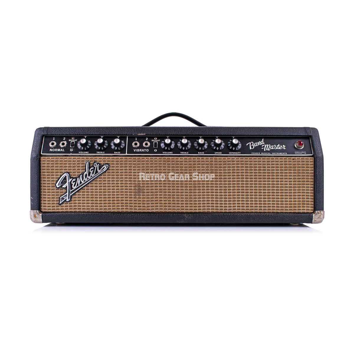 Fender Bandmaster Black Panel AB763 1966 Amplifier Head Tube Amp– Retro ...