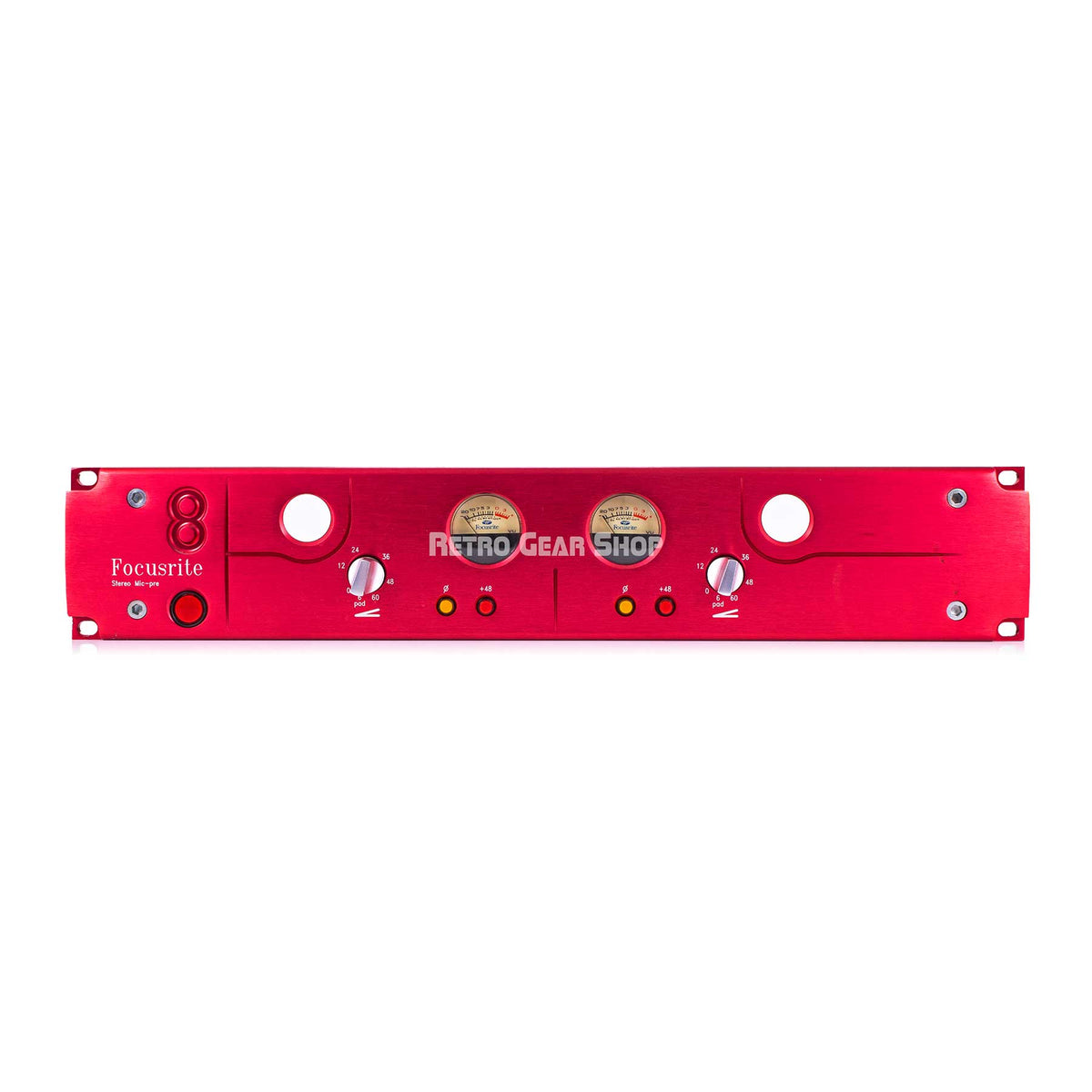 Focusrite Red 8 Stereo Dual Microphone Preamp Mic Pre Vintage– Retro ...
