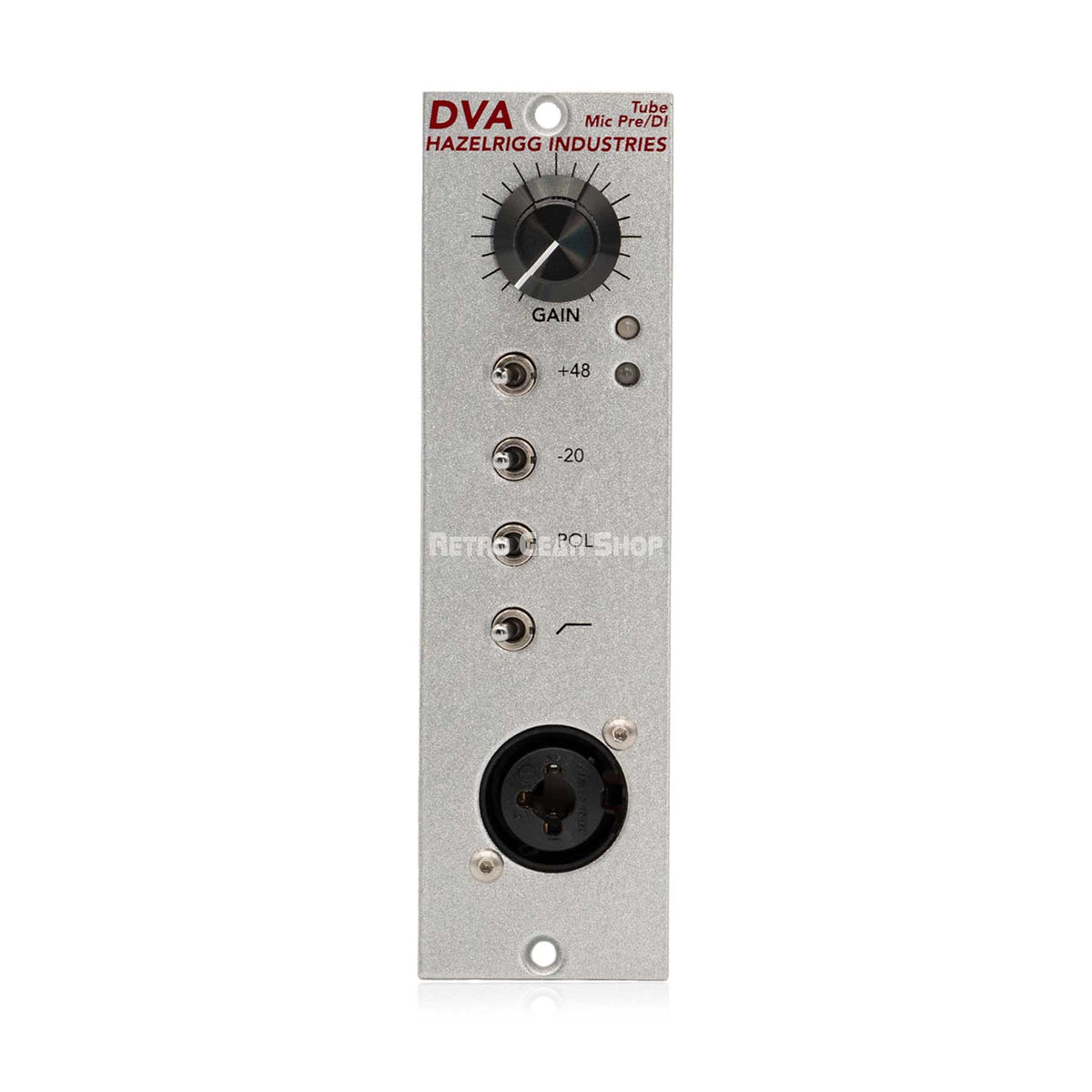 Hazelrigg Industries DVA 500 Series Vacuum Tube Microphone Preamp / DI ...
