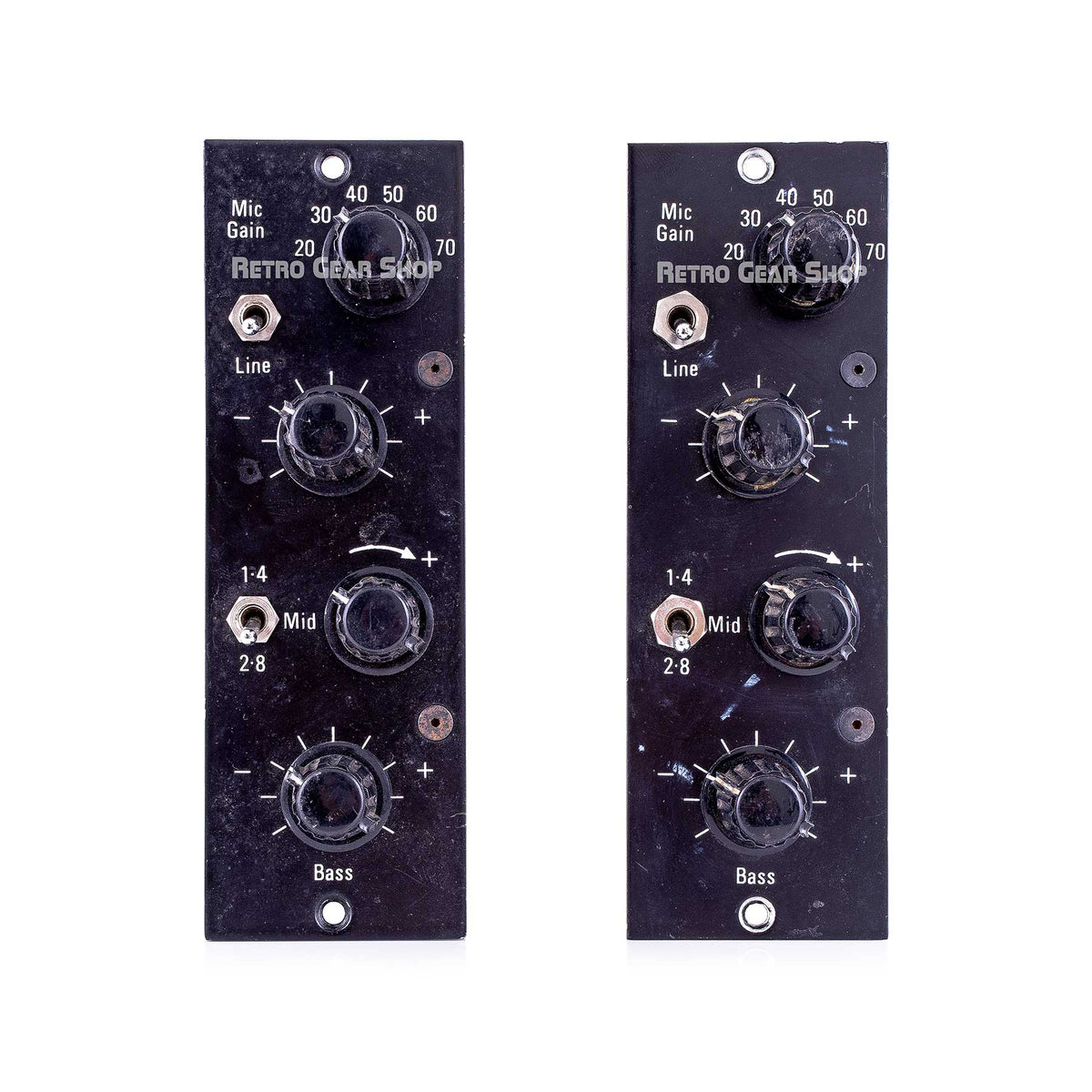 Helios Modules Pair EQ Mic Preamp Vintage Rare Strawberry Studio ...