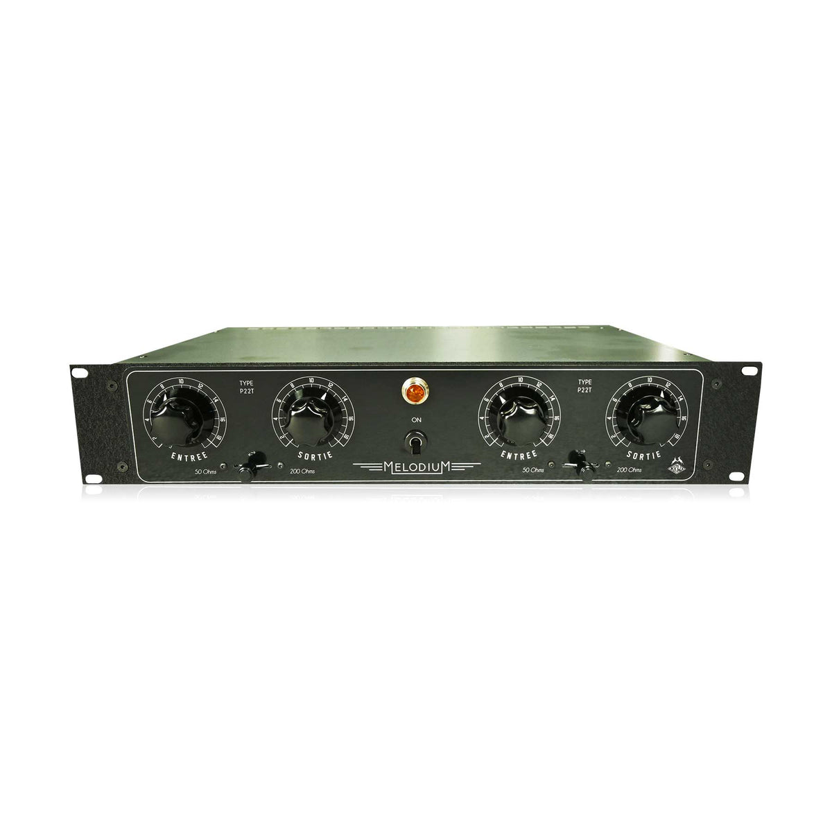 Kerwax Melodium P22T Rack 2-channel Tube Mic Preamp in 2U Rack– Retro ...