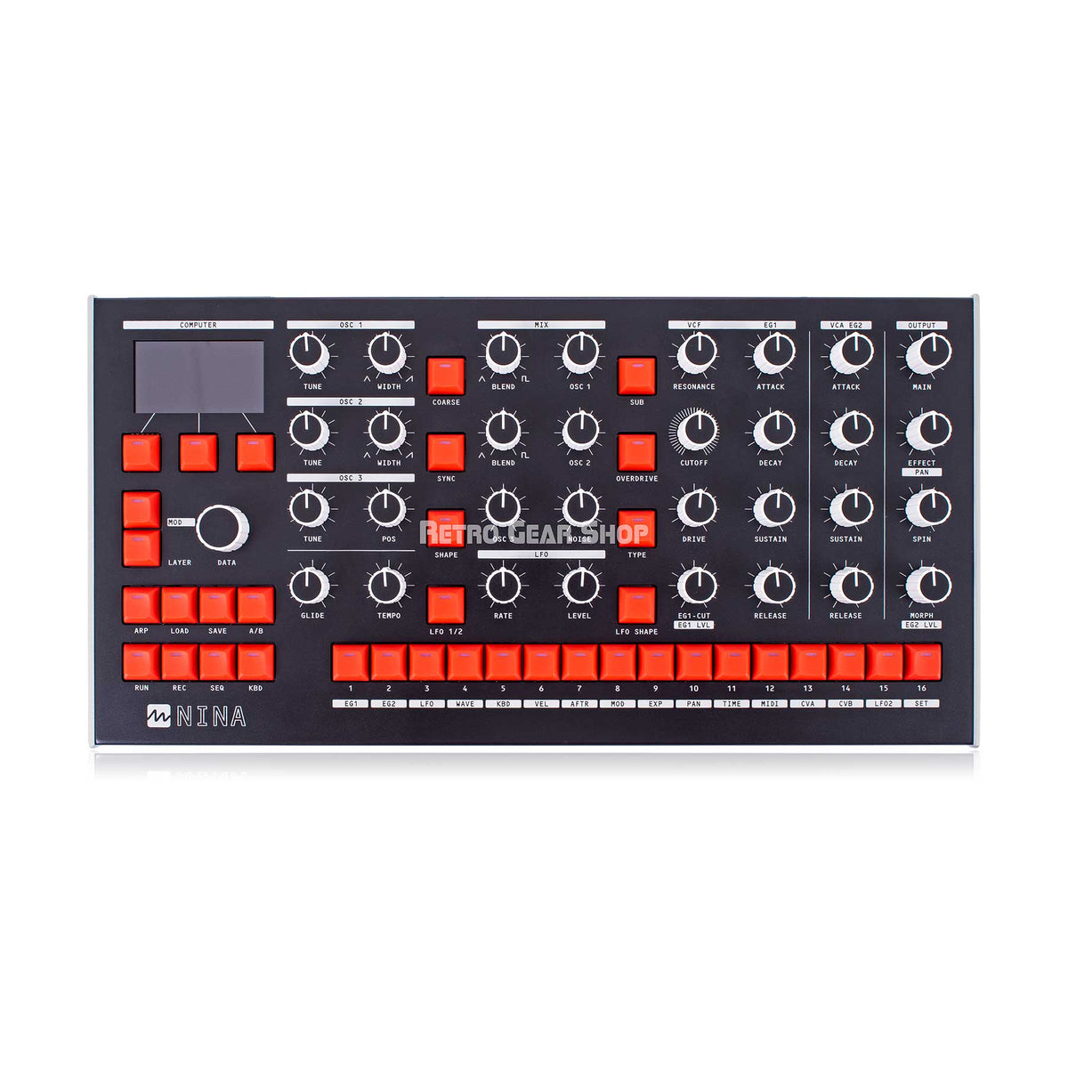 Melbourne Instruments NINA 12-Voice Analog Polyphonic Synthesizer ...