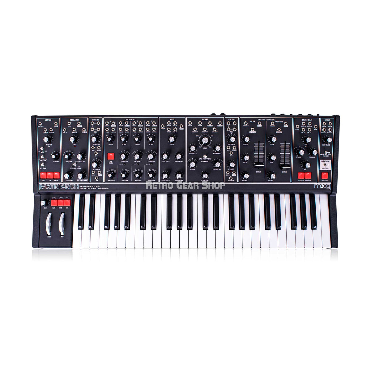 Moog Matriarch Limited Edition Dark Semi-Modular Analog Keyboard ...