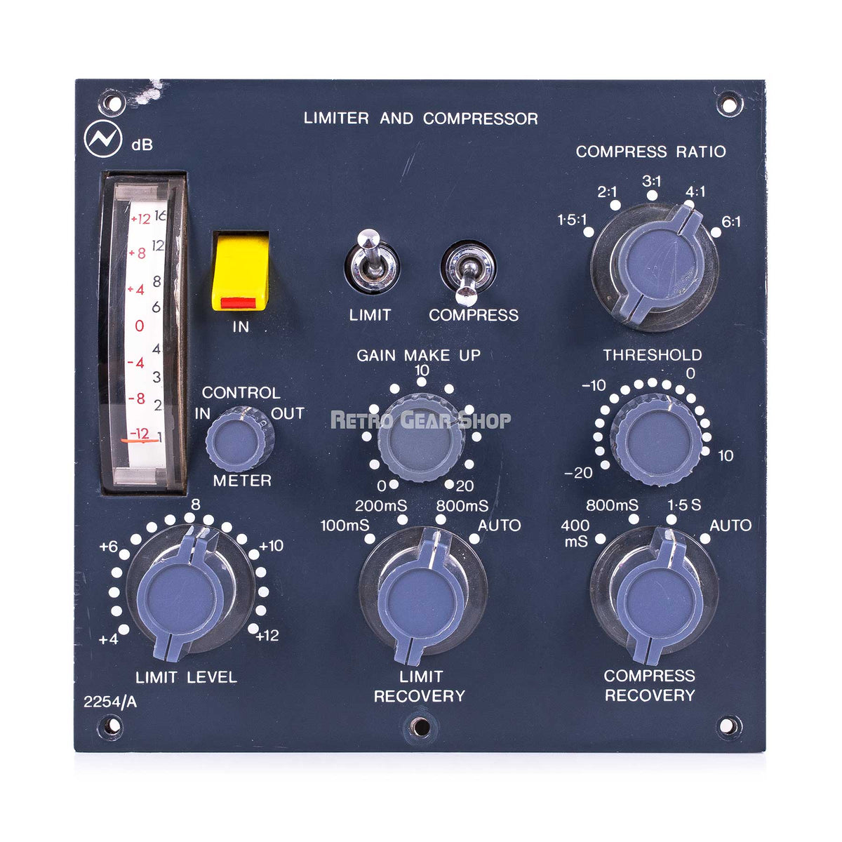 Neve 2254/A Mono Limiter Compressor Vintage Single– Retro Gear Shop