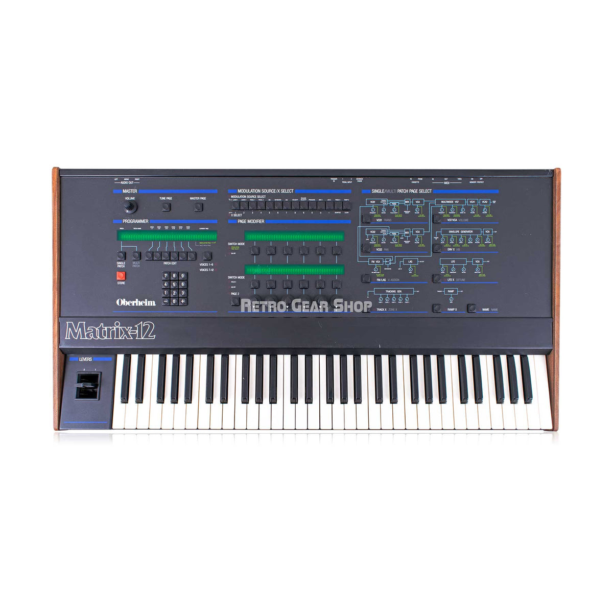 Oberheim Matrix 12 12-Voice Keyboard Vintage Rare Analog Synthesizer ...