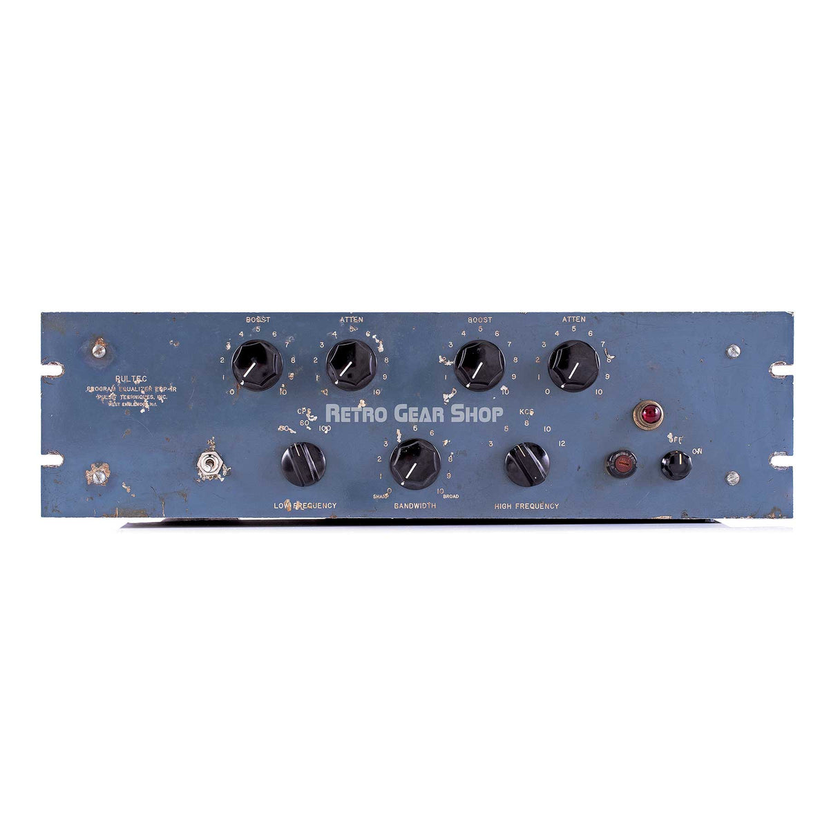 Pultec EQP-1R Vintage Rare Tube Program Equalizer – Retro Gear Shop
