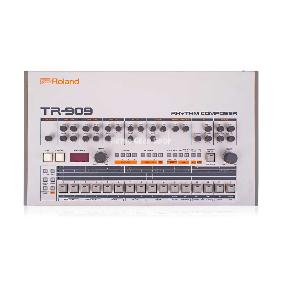 Roland TR-909 Rhythm Composer Electronic Drum Machine Vintage Rare ...