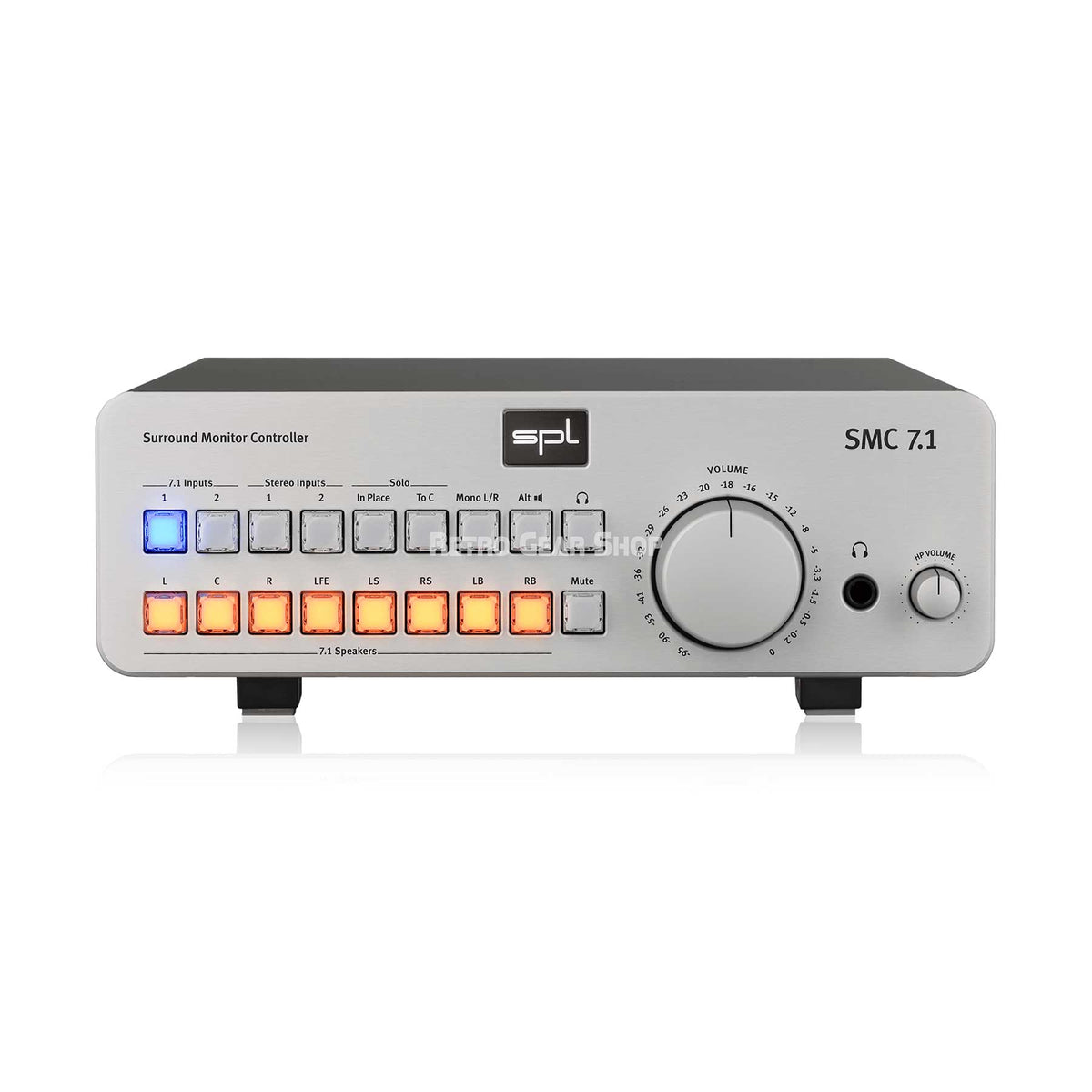 SPL Audio SMC 7.1 Surround Monitor Controller Silver– Retro Gear Shop