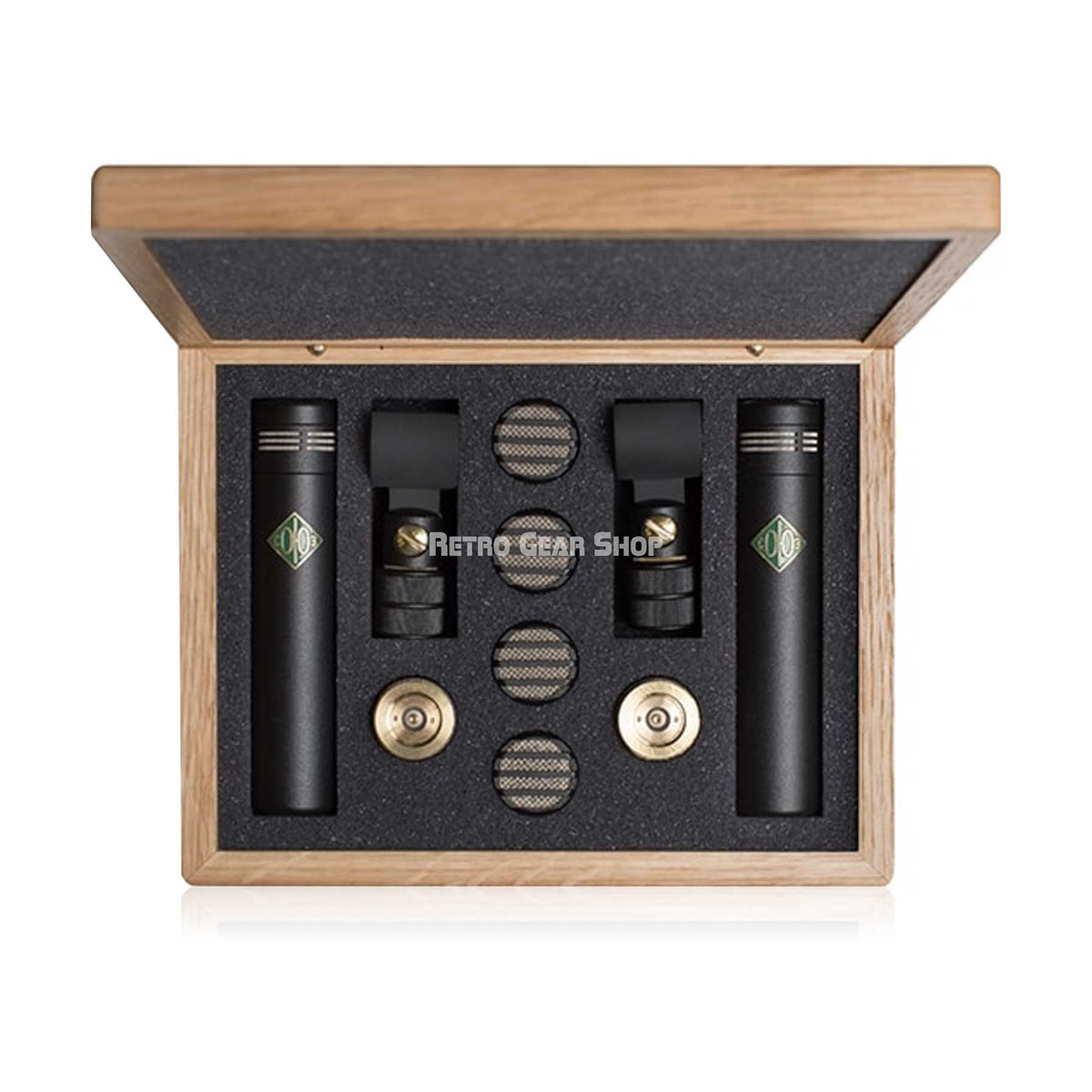 Soyuz 013 FET Matched Pair & All Capsules Black Finish Small diaphragm ...