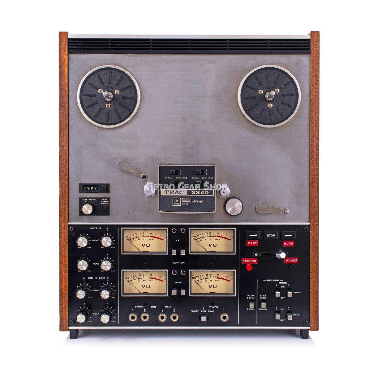 Teac 3340 4-track 1/4" Reel to Reel Tape Machine Vintage Rare– Retro ...