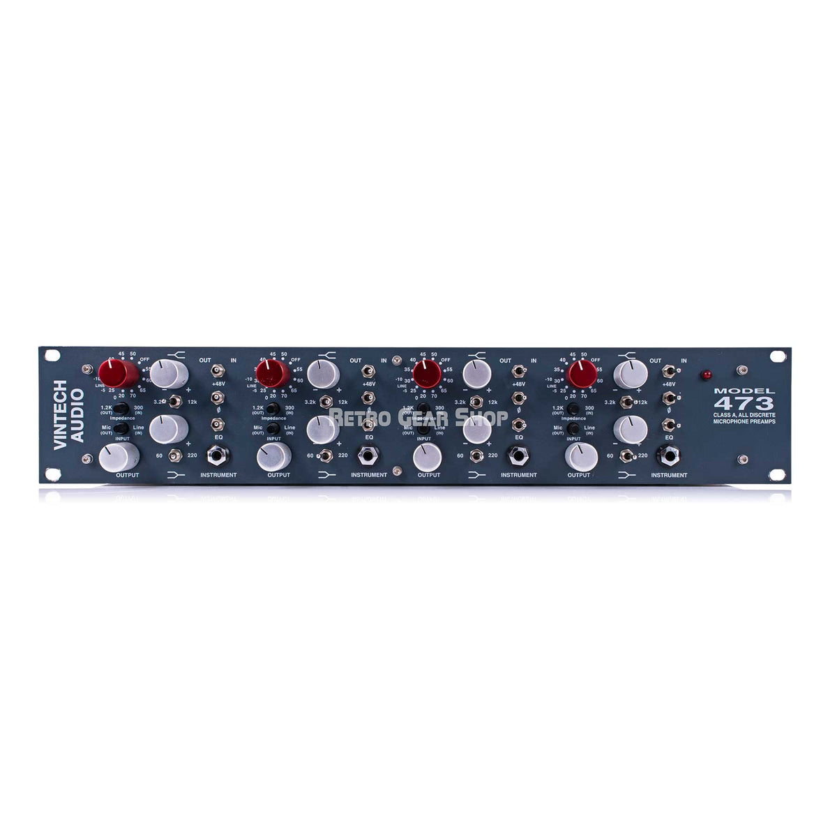 Vintech Audio 473 4-channel Microphone Preamp & EQ with PSU– Retro Gear ...