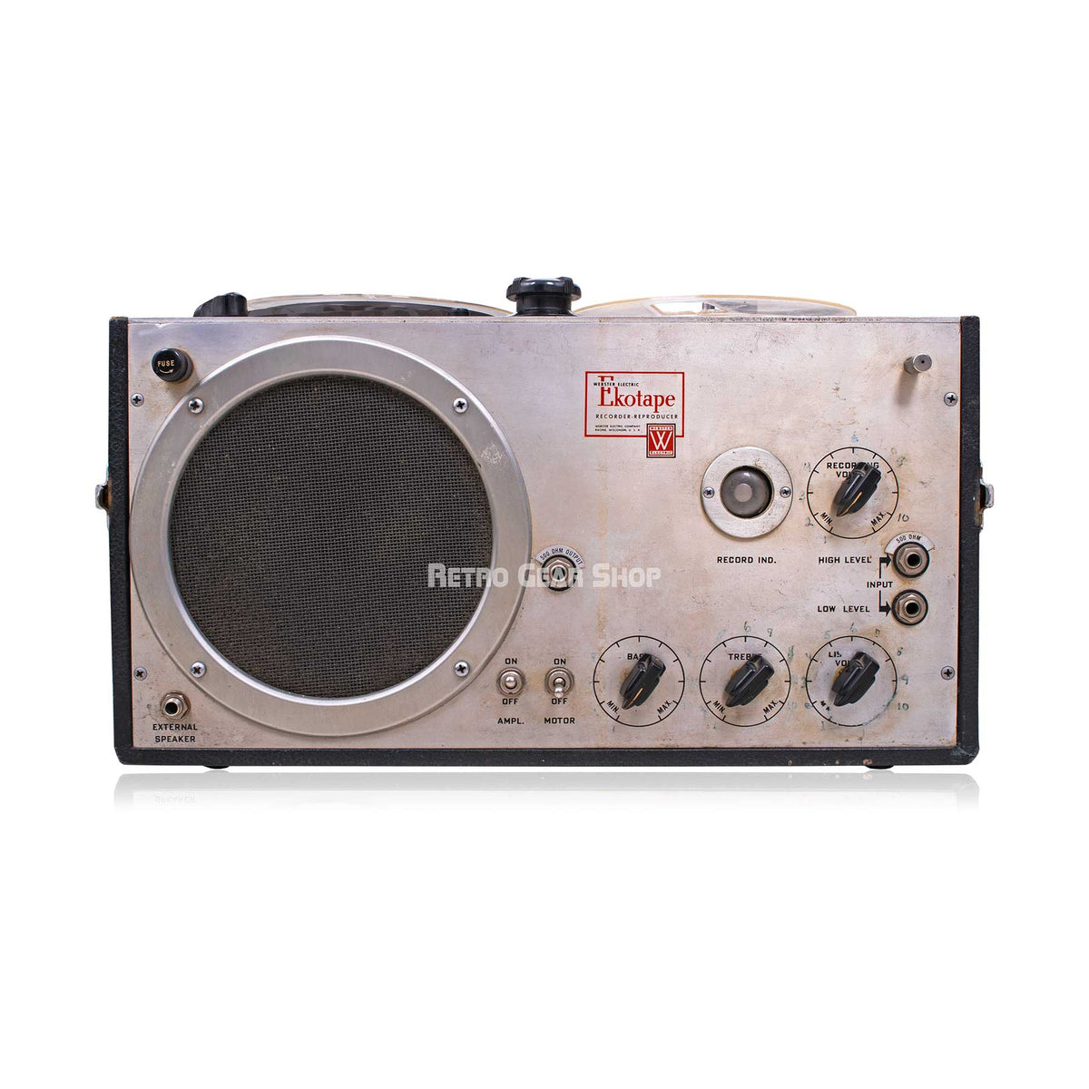 Western Electric Ekotape Reel Tape Recorder Vintage Rare– Retro Gear Shop
