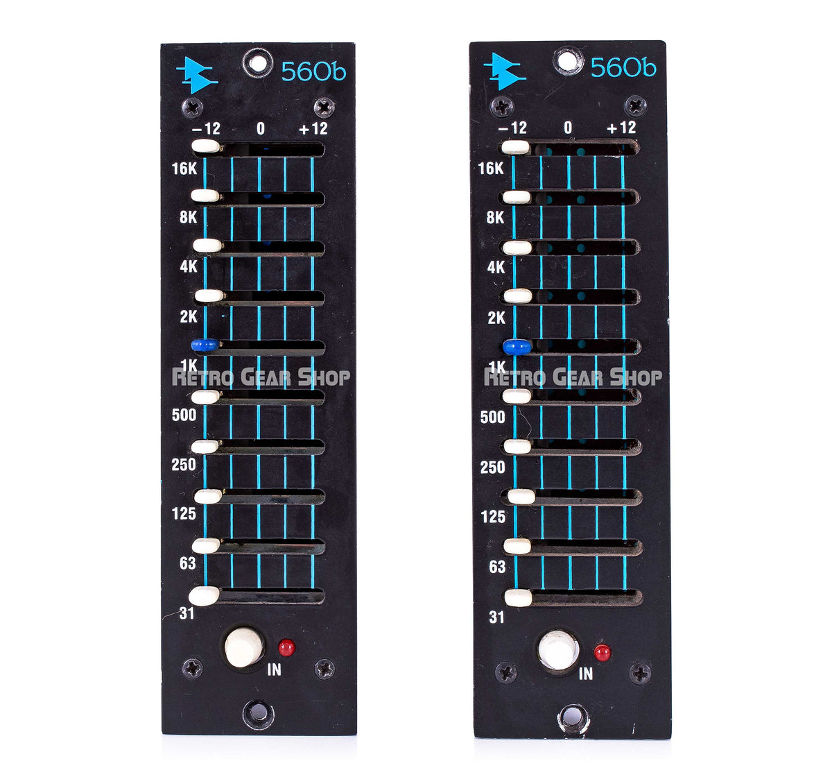 API 560B Pair Graphic EQ Equalizer 500 Series Vintage Rare – Retro Gear ...