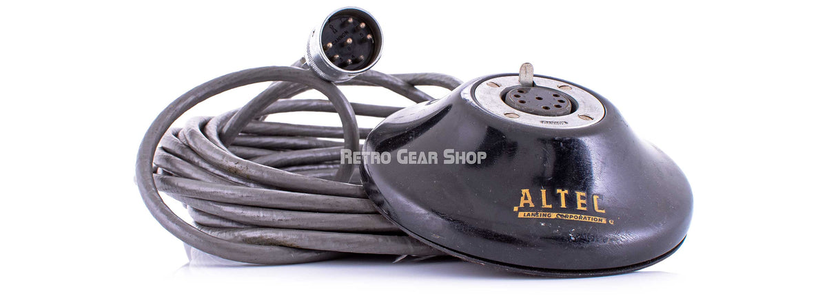Altec 21B Base Cable Capsule Coke Bottle Tube Microphone Vintage Rare ...