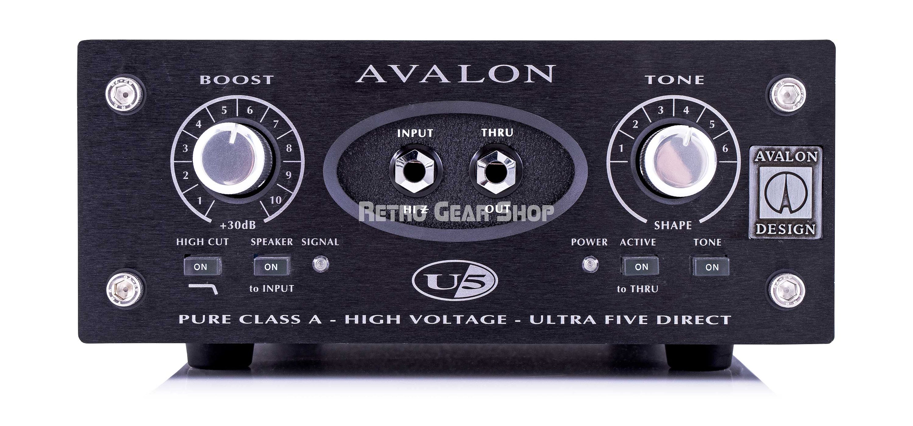 Avalon U5 10th Anniversary Edition Active Preamp Single Channel Direct ...