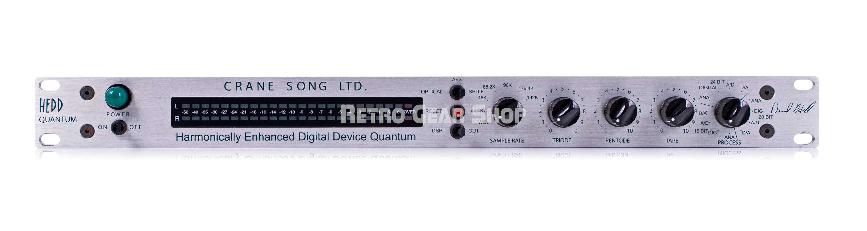 Crane Song HEDD 192 Quantum Stereo AD/DA Converter– Retro Gear Shop