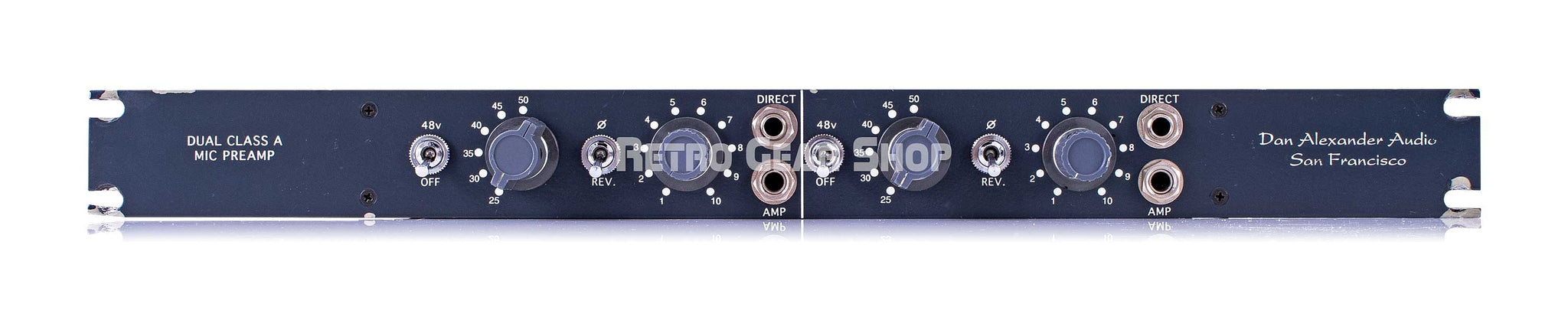 Dan Alexander Audio Dual Class A Mic Preamp Microphone Vintage Rare ...