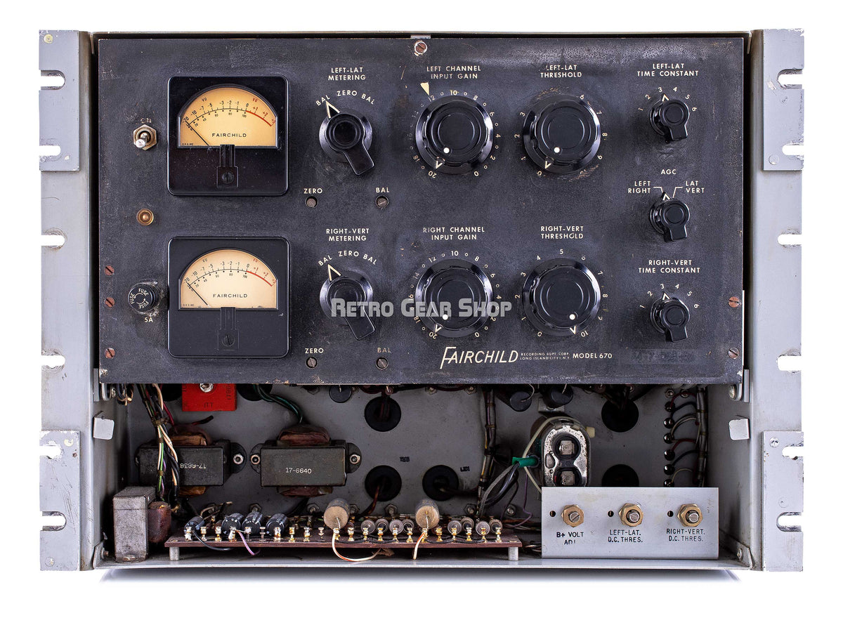 Fairchild 670 Tube Compressor Limiter Vintage Rare – Retro Gear Shop