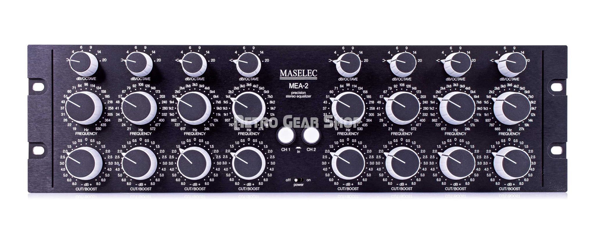 Maselec MEA-2 Precision Stereo EQ Mastering Equalizer MEA2– Retro Gear Shop