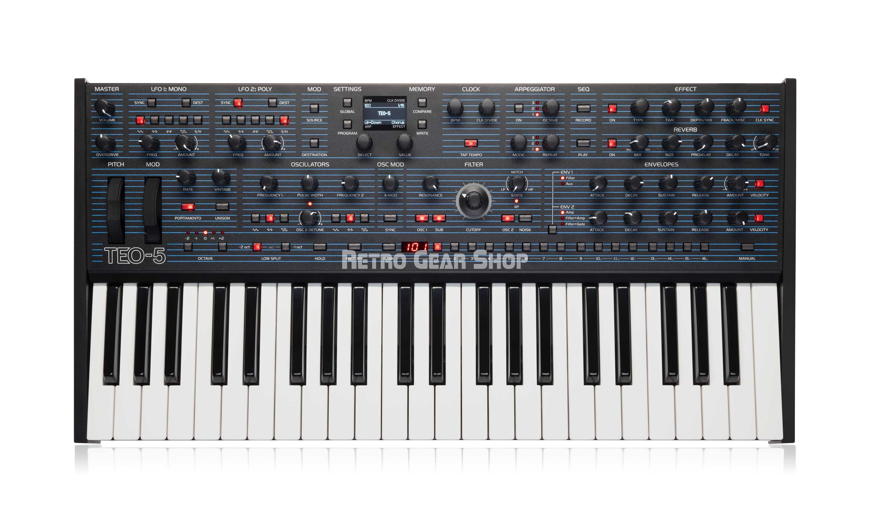 Oberheim TEO-5 Analog Keyboard Synthesizer– Retro Gear Shop