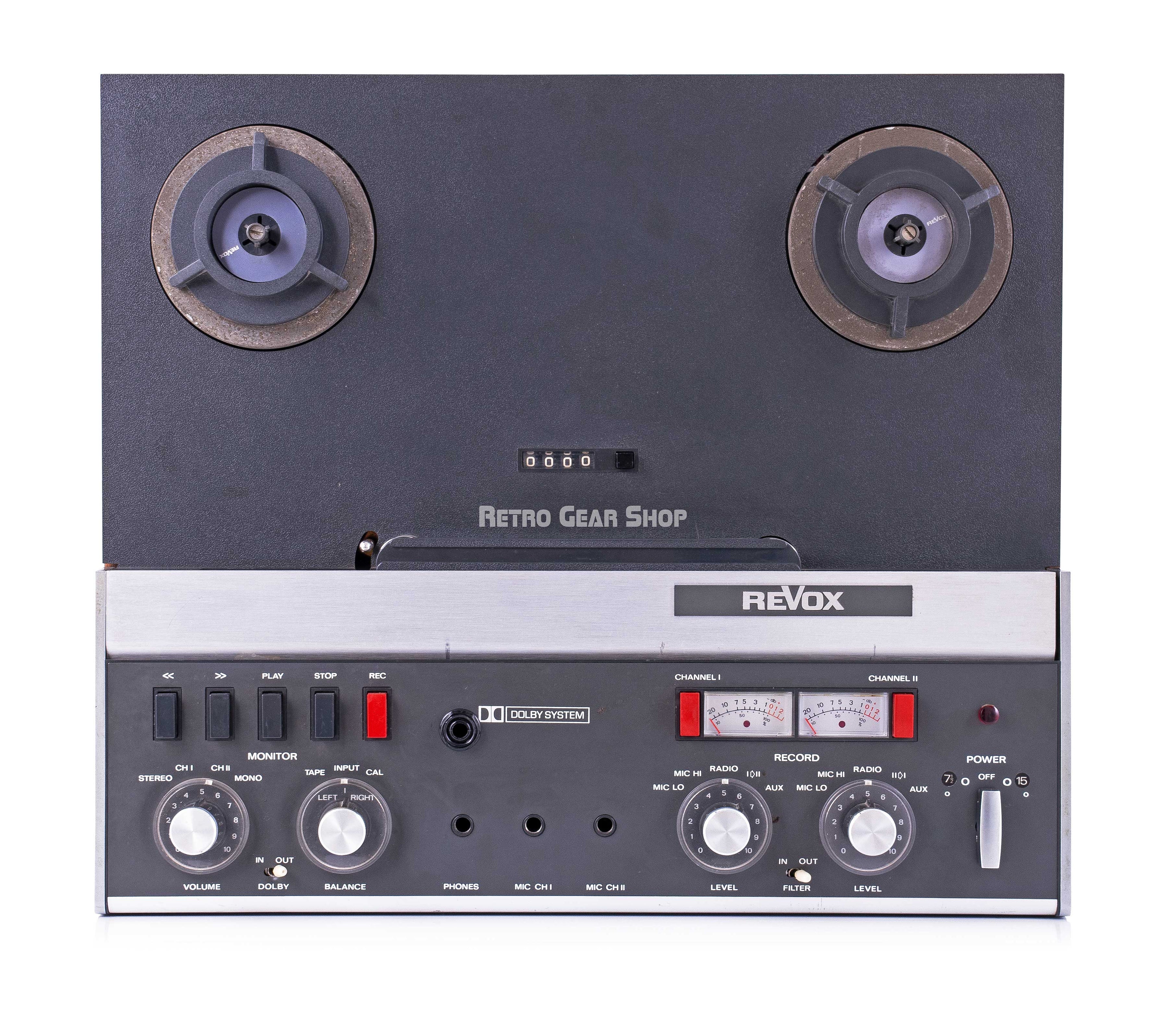 Revox A77 with Varispeed Reel to Reel Tape Recorder Vintage Rare– Retro ...