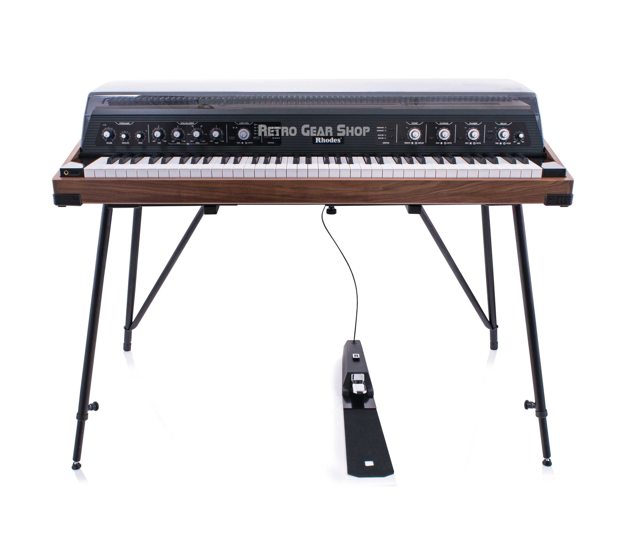 Rhodes MK8 Smoked Transparent Electric Piano – Retro Gear Shop