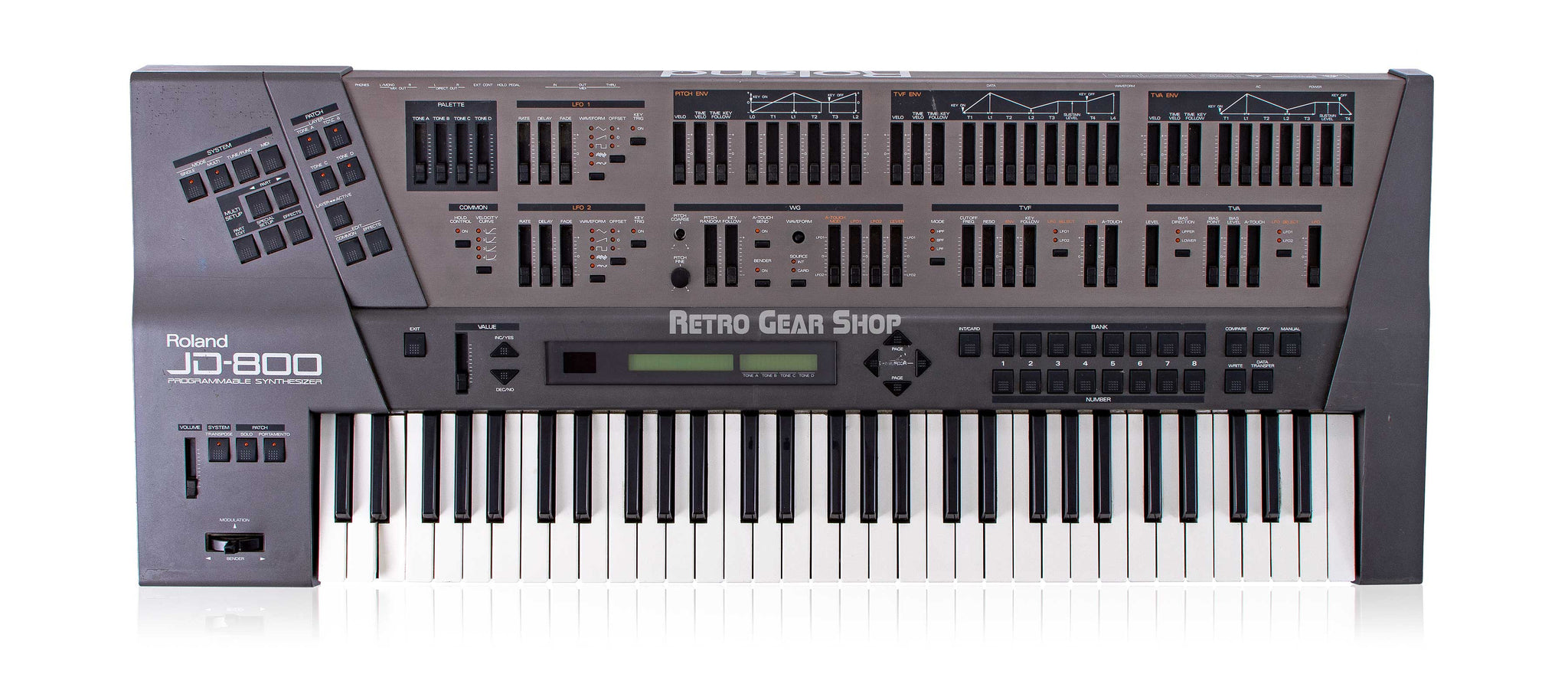 Roland JD-800 Digital Synthesizer Vintage Rare Keyboard Synth JD800 ...