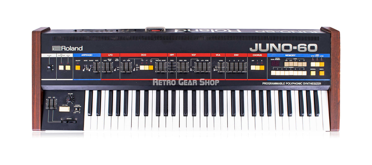 Roland Juno-60 Synth Polyphonic Synthesizer Vintage Rare – Retro Gear Shop