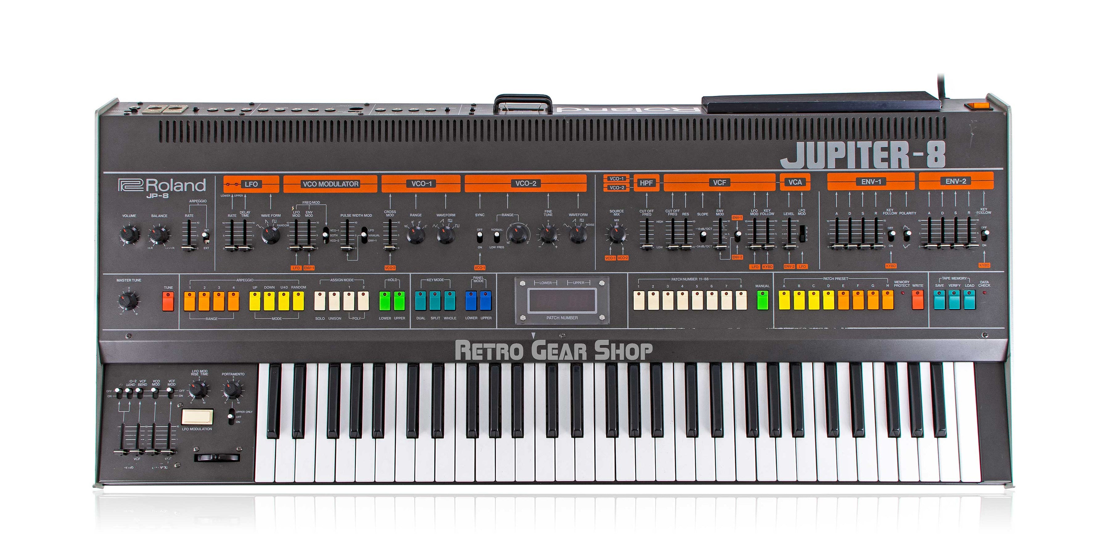 Roland Jupiter-8 JP-8 Analog Polyphonic Synthesizer Synth JP8 + MD8 ...