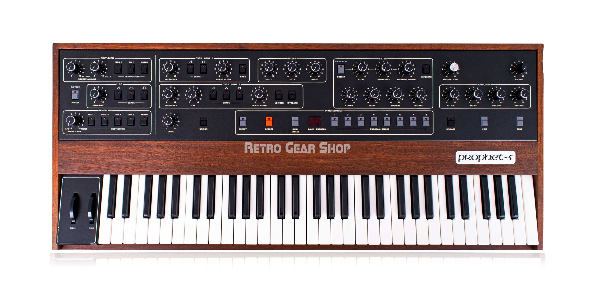 Sequential Circuits Prophet 5 Rev 2 Analog Synthesizer Vintage– Retro ...