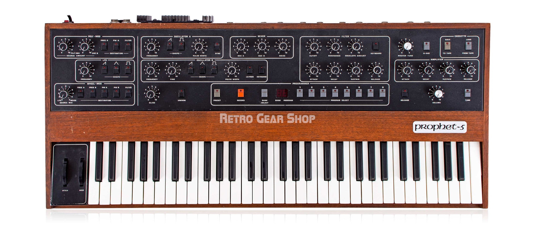 Sequential Circuits Prophet 5 Rev 3.3 Polyphonic Synthesizer Vintage– Retro Gear Shop