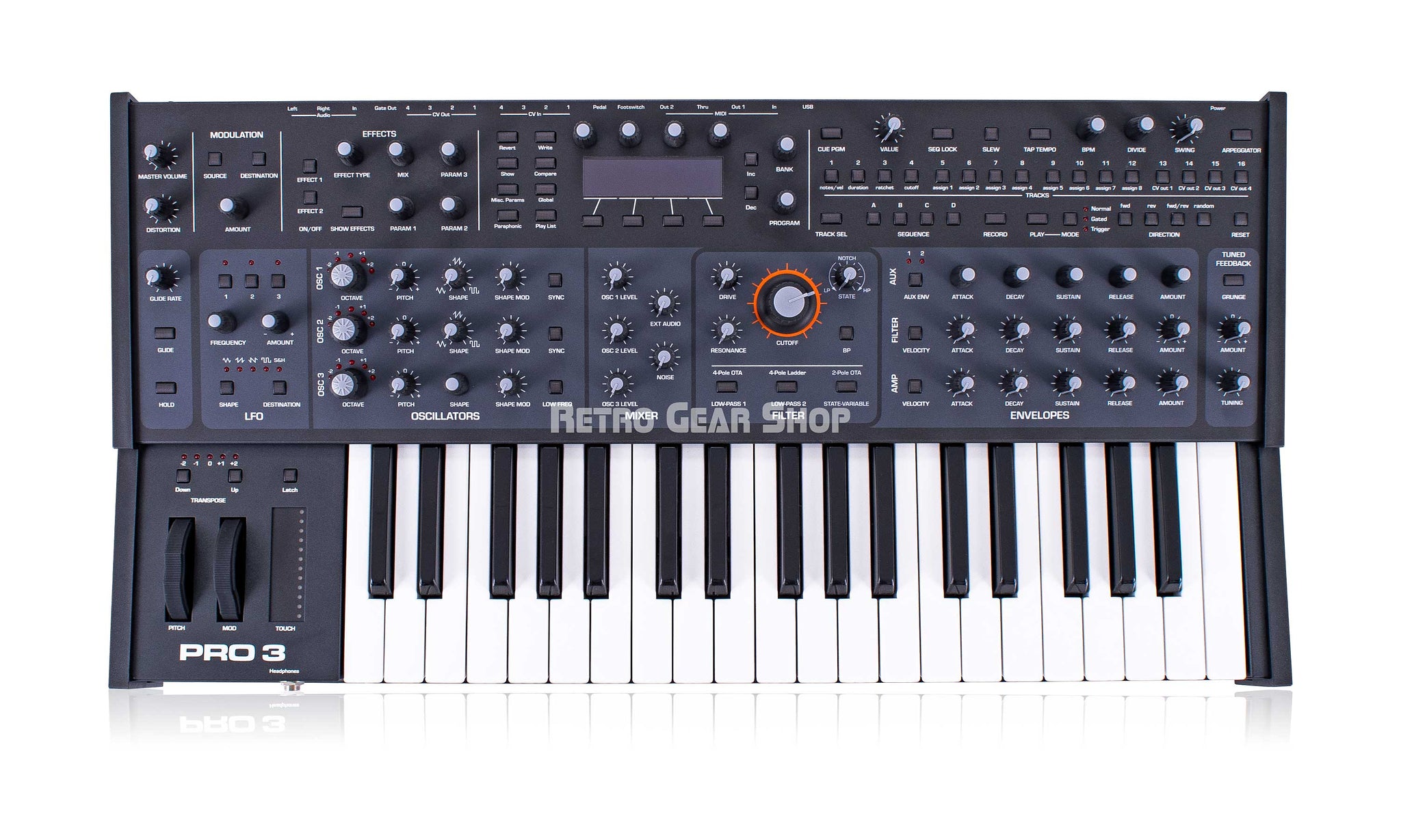 Sequential Pro 3 Synth Multi Filter Mono Synthesizer– Retro Gear Shop