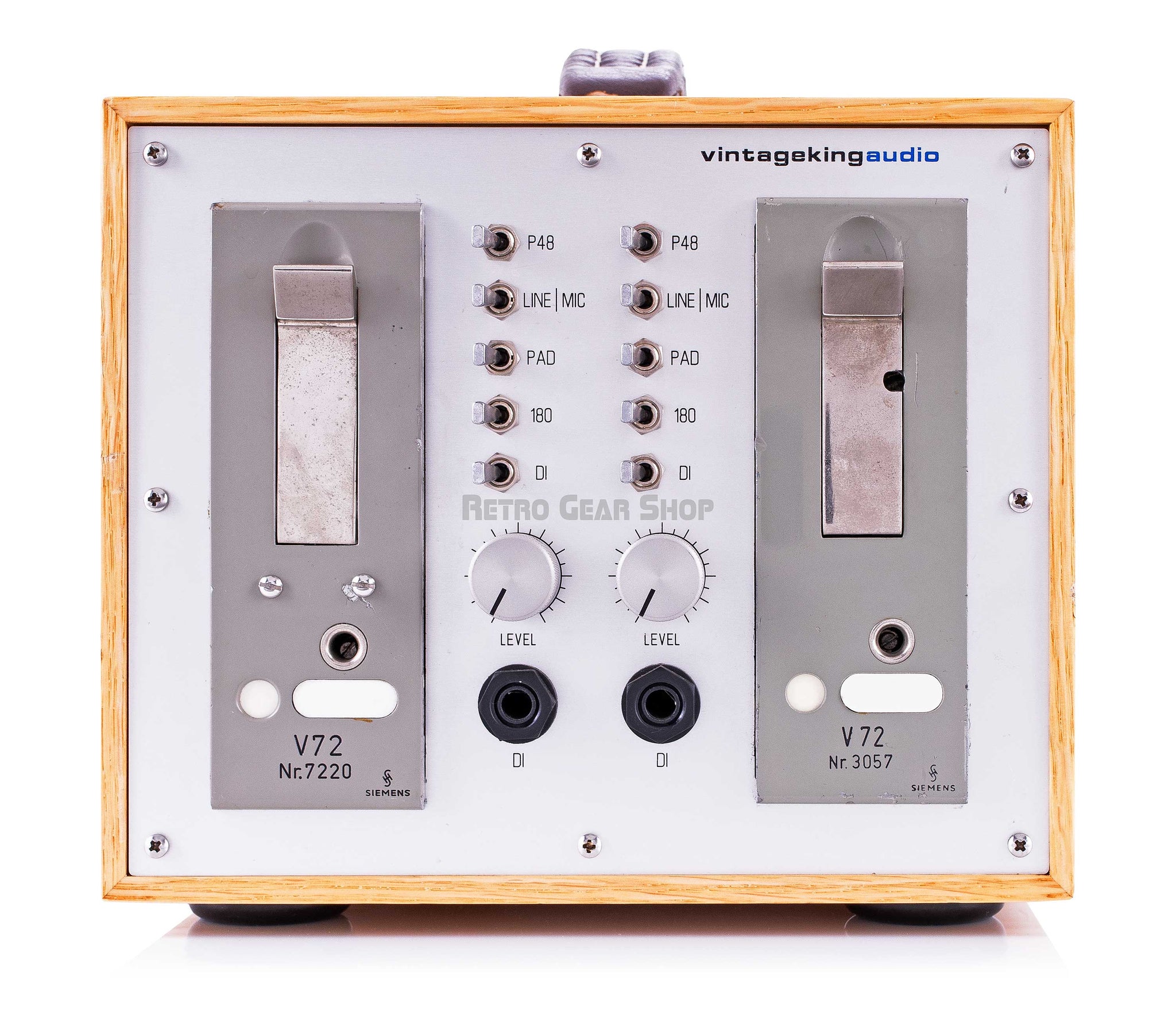 Telefunken v72 Pair Racked Mic Preamp Vintage Rare – Retro Gear Shop