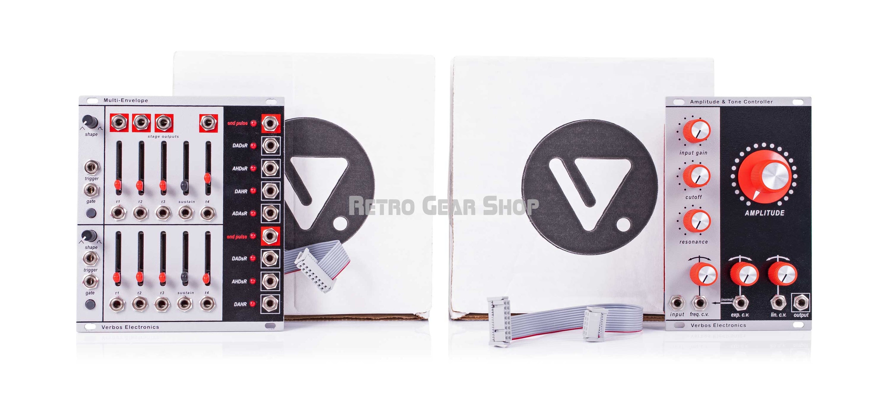 Verbos Eurorack Modules Amp & Tone Controller and Multi-Envelope– Retro ...