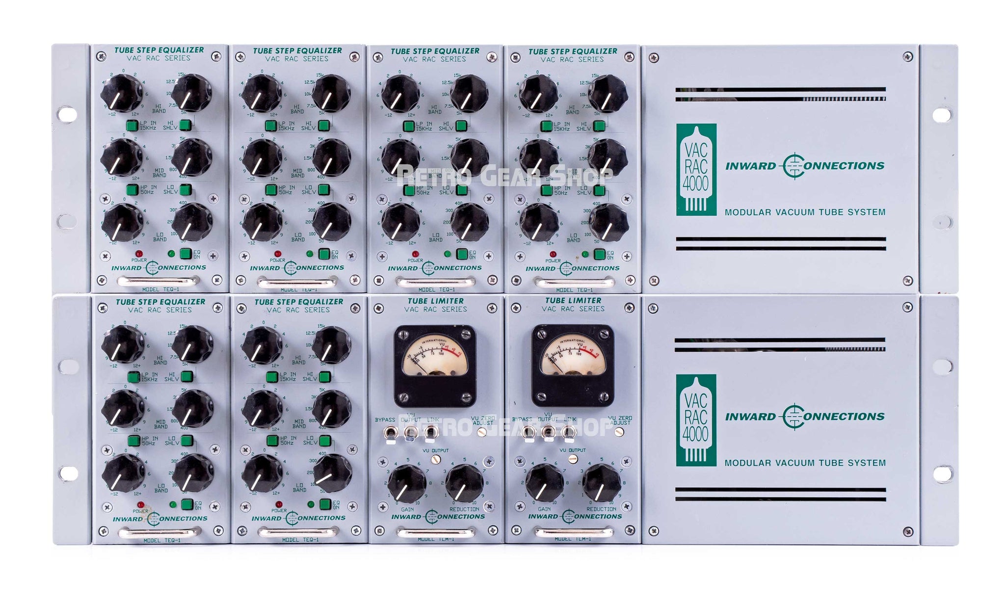 Inward Connections Vac Rac 4000 6x TEQ-1 Tube EQ 2x TLM-1 Tube Limiter ...