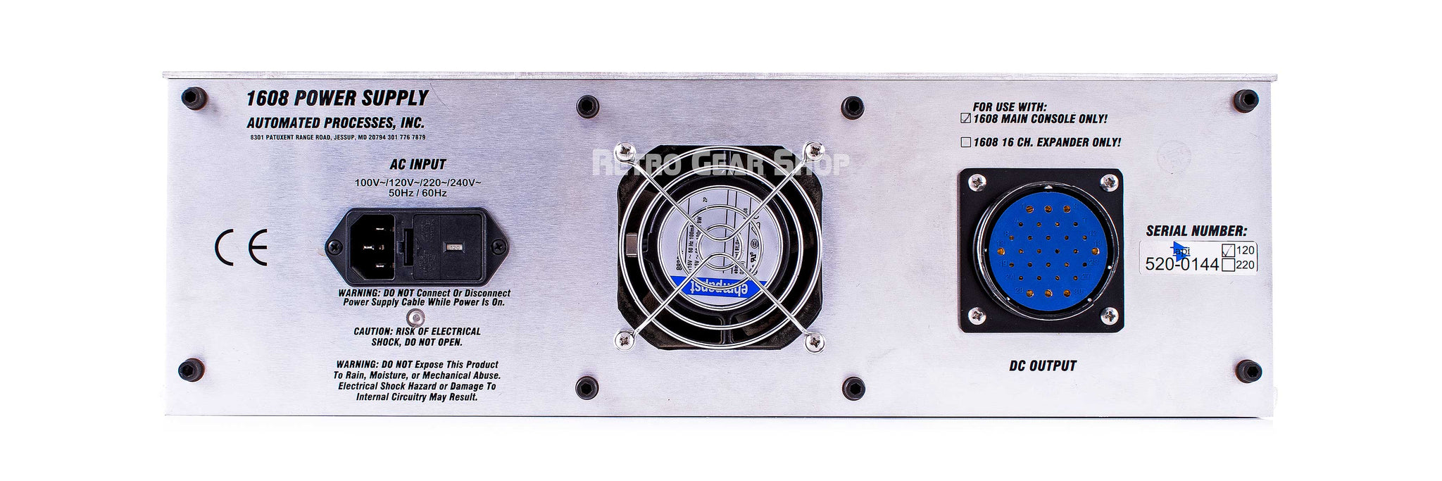 API 1608 Recording Console Mixer with Stand– Retro Gear Shop