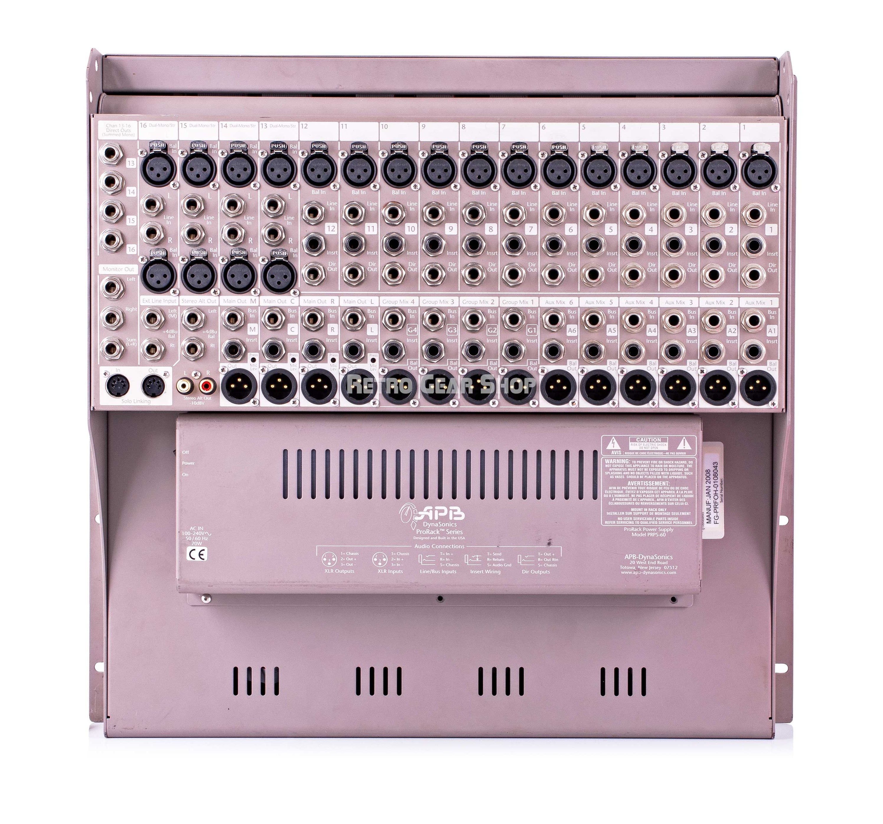 APB Dynasonic ProRack H1020 16-Channel Analog Mixer– Retro Gear Shop